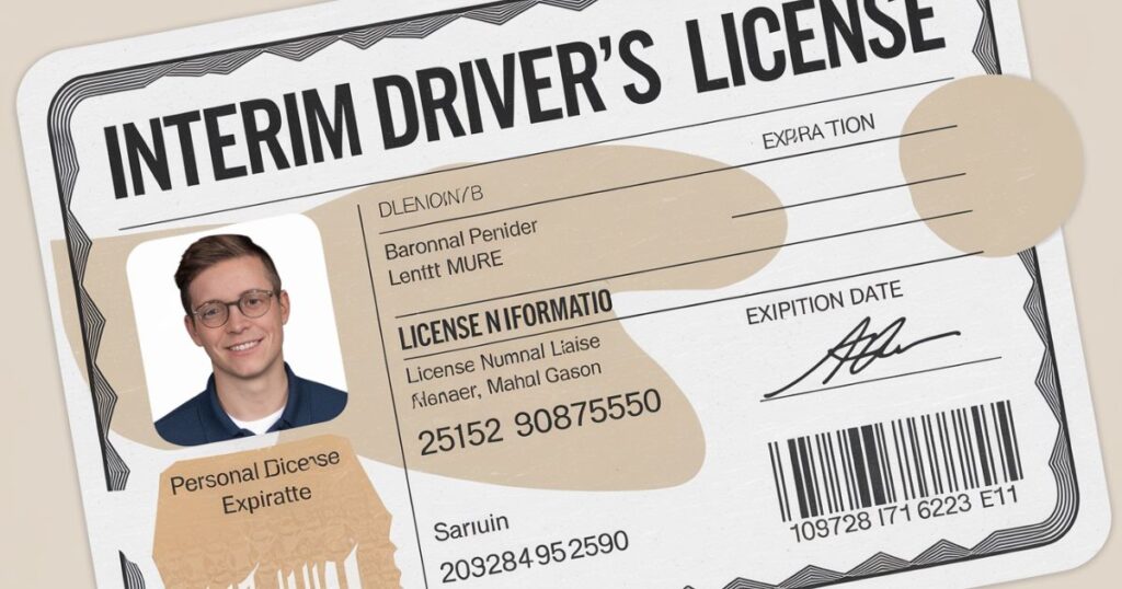 What Is an Interim Driver’s License and How Much Does It Cost?